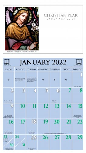 2022 Christian Year Calendar - Ashby Publishing